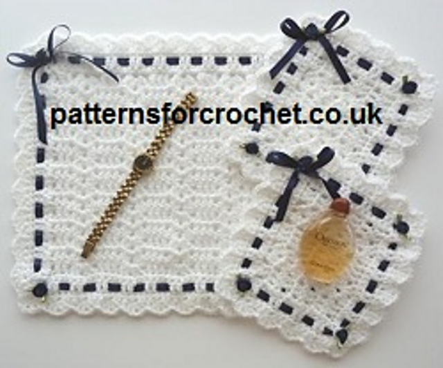 Ravelry: PFC42 Dressing Table Mats pattern by Crochet 'n' Create