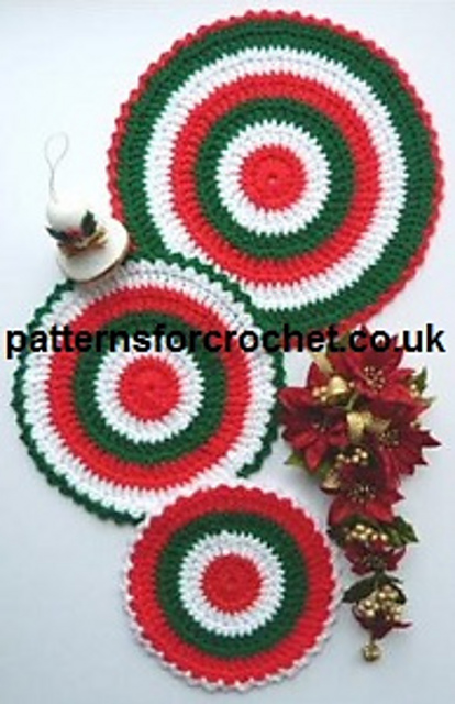 Ravelry: PFC74 Trio of Hot Mats pattern by Crochet 'n' Create