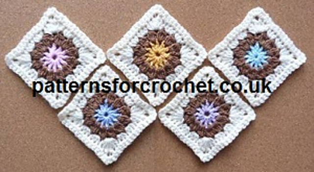Ravelry: PFC82-Square Motif pattern by Crochet 'n' Create