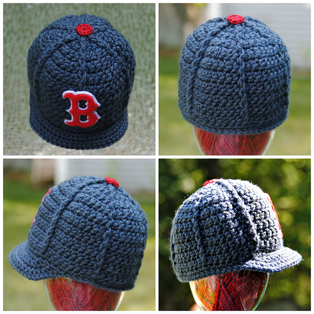 Ravelry: patti07's Red Sox Baseball Cap