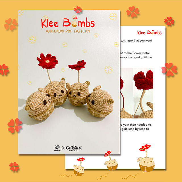 Ravelry: Genshin Impact Klee Bomb pattern by PawlariusCrafts