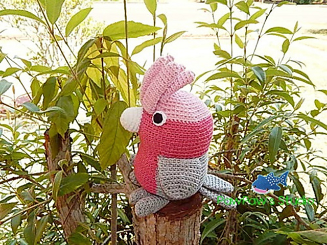 Ravelry: Amigurumi Galah Pattern No.38 pattern by PawPaw's Studio
