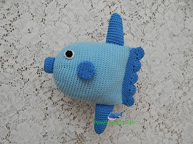 Ravelry: Amigurumi Ocean Sunfish Pattern No.11 pattern by PawPaw's Studio