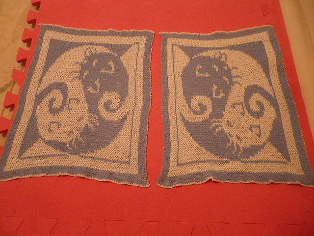 Ravelry: Yin & Yang Cats Chart pattern by Melanie Nordberg
