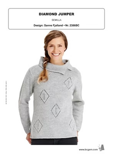 Ravelry: Diamond Jumper BC2386 pattern by Sanne Fjalland