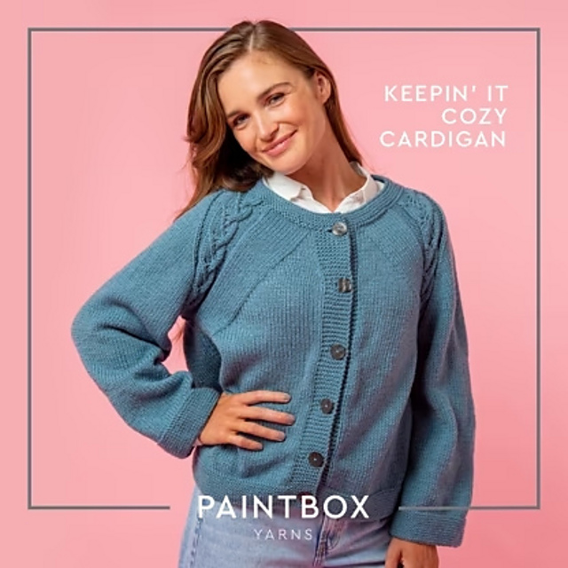 Ravelry: Keepin' it Cozy Cardigan pattern by Paintbox Yarns