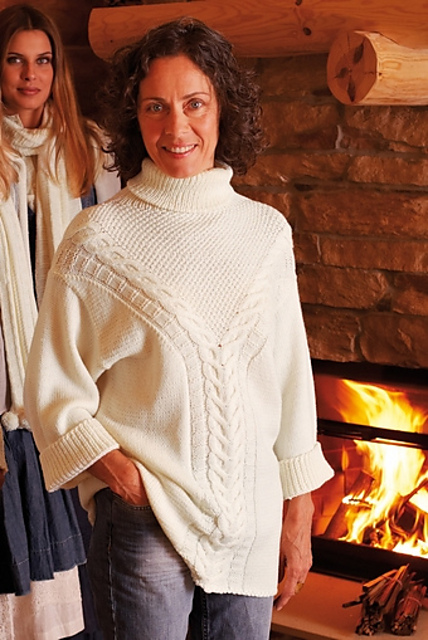 Ravelry: Roll Neck Sweater S6925A pattern by Schachenmayr Design Team