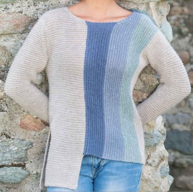 Ravelry: Vertical Striped Sweater pattern by Laines du Nord