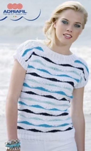 Ravelry: Michelle Top pattern by Adriafil Yarn