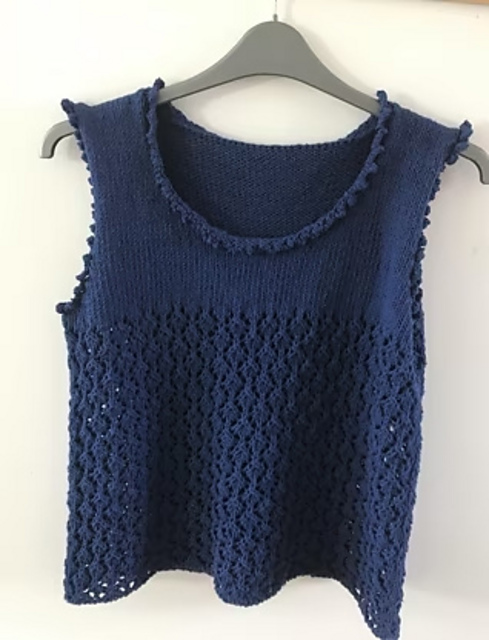Ravelry: Summer Lace Vest Top pattern by Ann Jackson