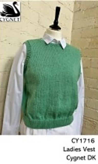 Ravelry: Vest CY1716 pattern by Cygnet Yarns Ltd