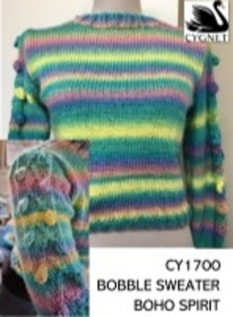 Ravelry: Bobble Sweater CY1700 pattern by Cygnet Yarns Ltd
