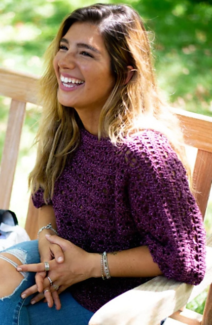 Ravelry: Calypso Crop Top pattern by Lion Brand Yarn