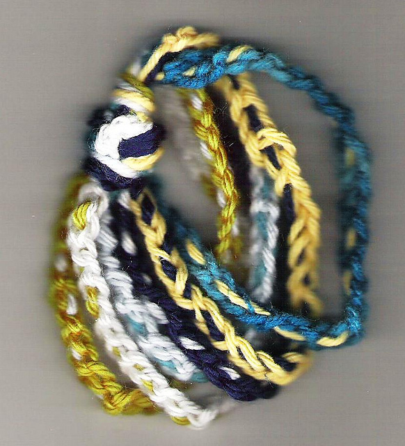 Ravelry: Chain Stitch Bangle Bracelet pattern by Pam Grennes