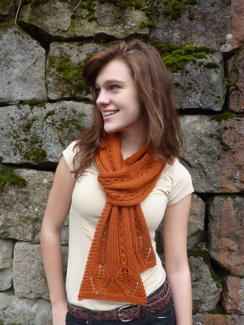 Ravelry: Autumn Scarf pattern by Michele Bernstein