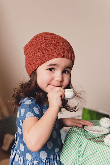 Ravelry: Eyelet Ridge Hat pattern by Kristen TenDyke