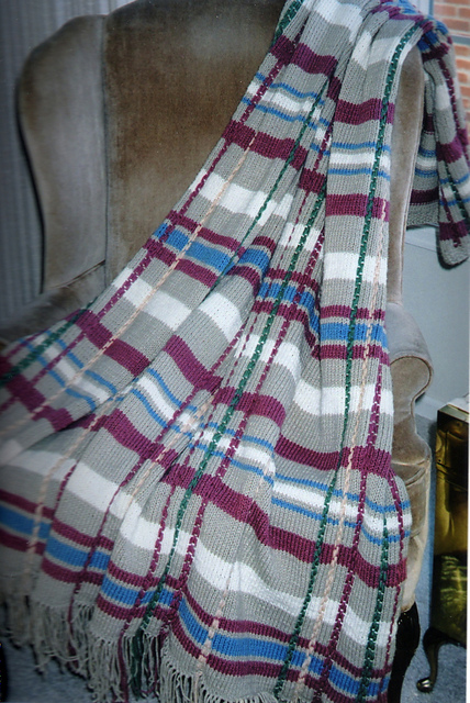 Ravelry: Plaid Knit Afghan pattern by McCall Pattern Company