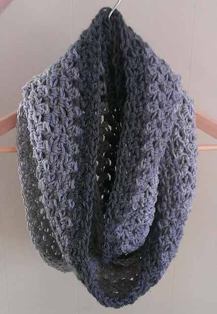Ravelry: Ombre Infinity Scarf Crochet Pattern pattern by Megan King