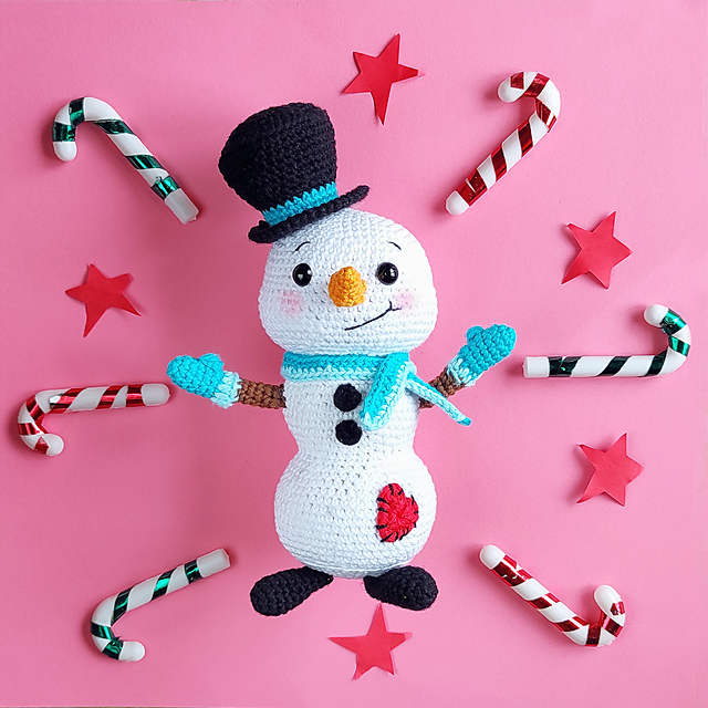 Ravelry: Blizz The Snowman pattern by Peggy Lepcha