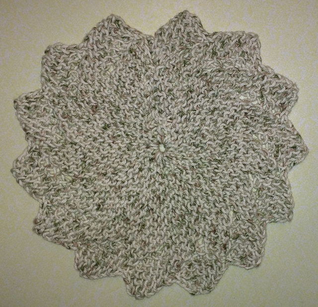 Ravelry: The Almost Lost Washcloth for the Loom pattern by Peggy Overbey