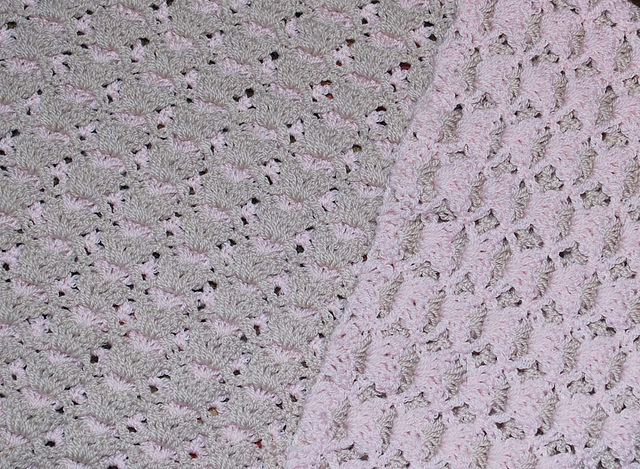 Ravelry: Reversible Shell Baby Blanket pattern by Piper's Girls of ...
