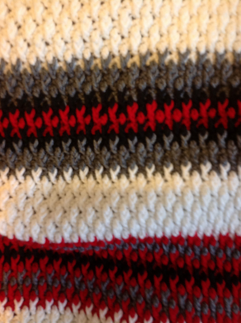 Ravelry: pekeapoomom's Textured Stripe Throw