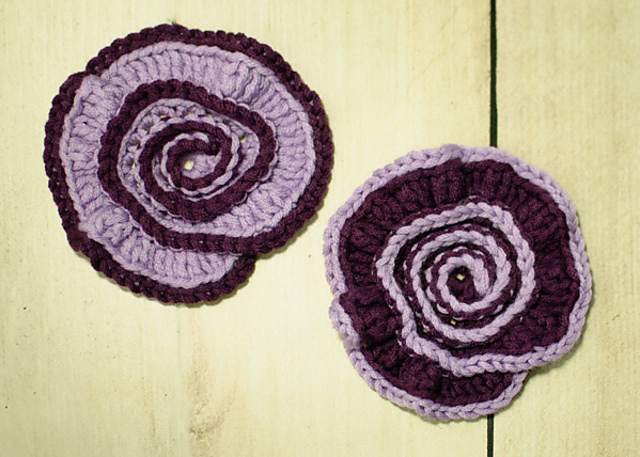 Ravelry: Spiral Flower pattern by Kara Gunza