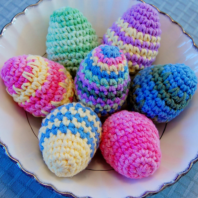 Ravelry: Crocheted Easter Eggs pattern by Kara Gunza