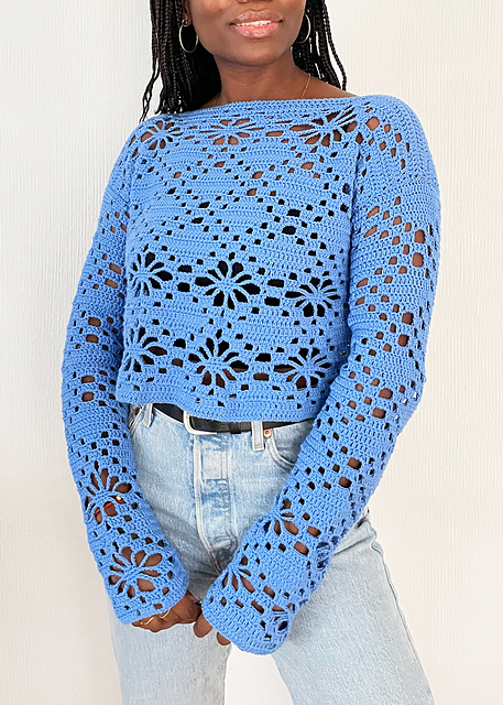 Ravelry: Top Floral pattern by Julieth Castillo