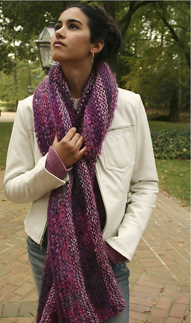 Ravelry: #108 Easy Garter Stole pattern by Phoenix Bess