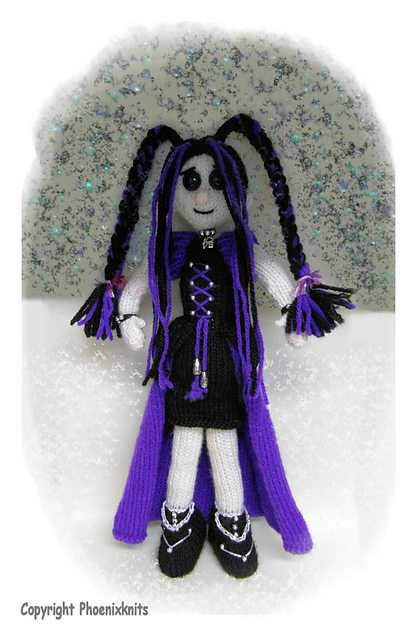 Ravelry: Gabrielle Goth Girl pattern by Phoeny