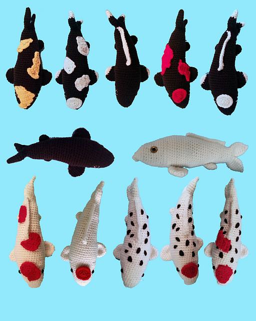 Ravelry: Koi Fish Collection pattern by Erica McBride