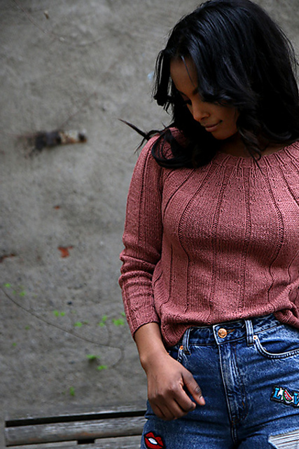 Ravelry: Cocoon Summer Sweater / Kokong sommergenser pattern by Anna Enge