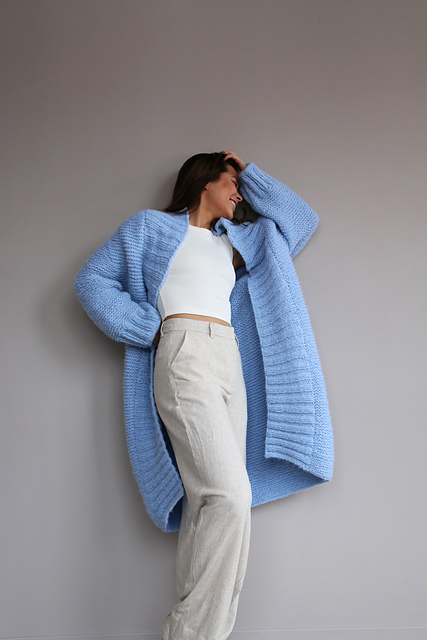 Ravelry: Easy Spring Coat / Lettstrikket vårjakke pattern by Heidi - Pickles