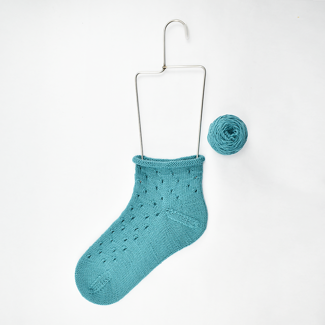 Ravelry: Rain Rain Please Stay Socks pattern by Pig and Goose Design Co.