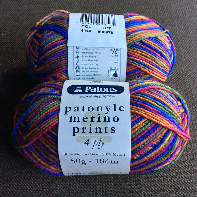 Ravelry: Patons Australia Patonyle Merino Prints 4 ply