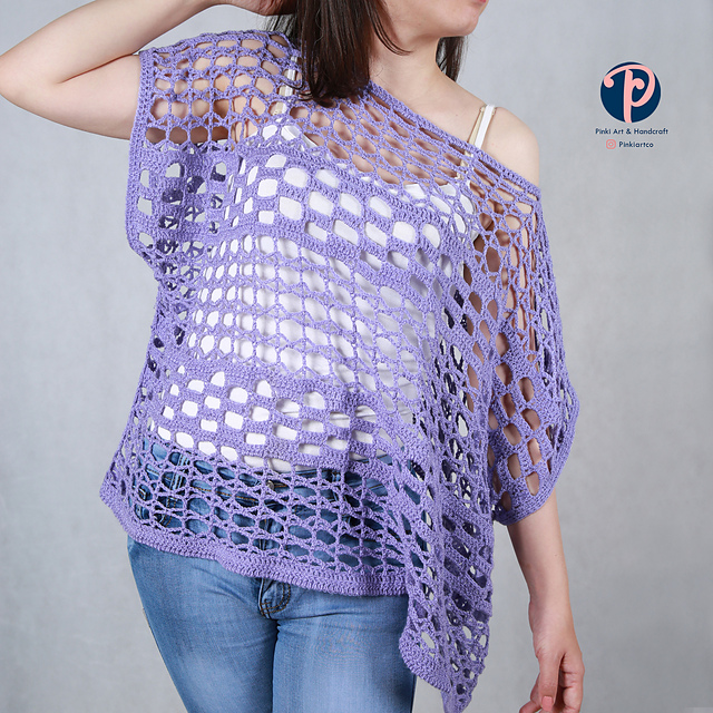 Ravelry: Poncho Top pattern by Sara Smith