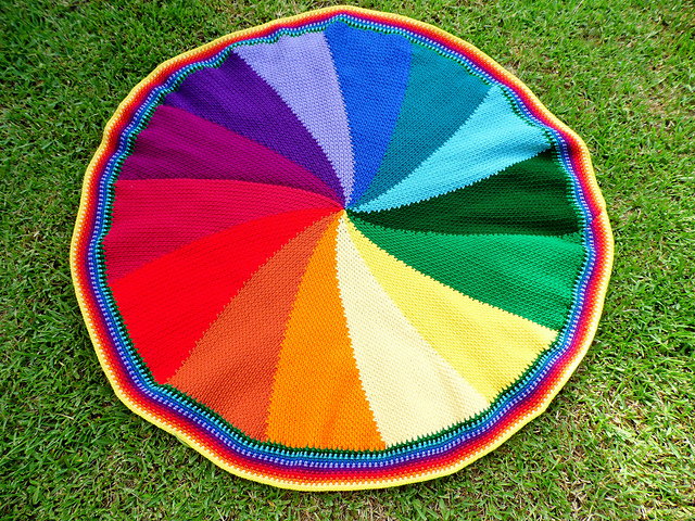 Ravelry: Color Wheel Afghan or Cape Poncho pattern by Columbia-Minerva