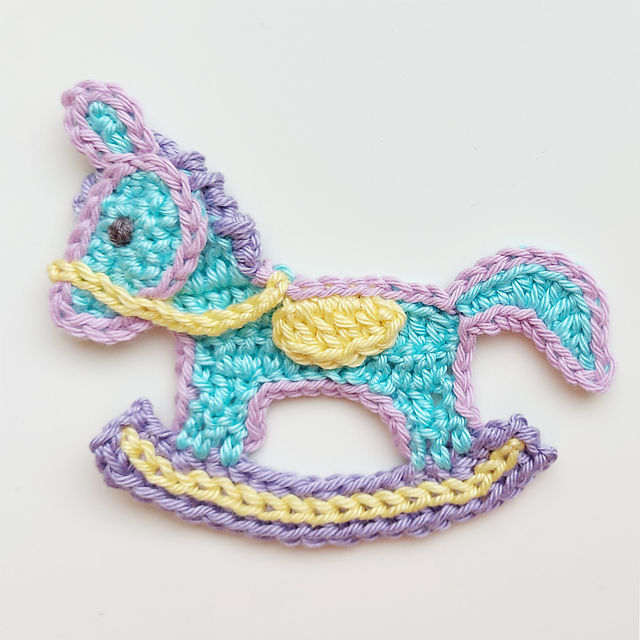 Ravelry: Rocking horse applique pattern by Tuula Maaria