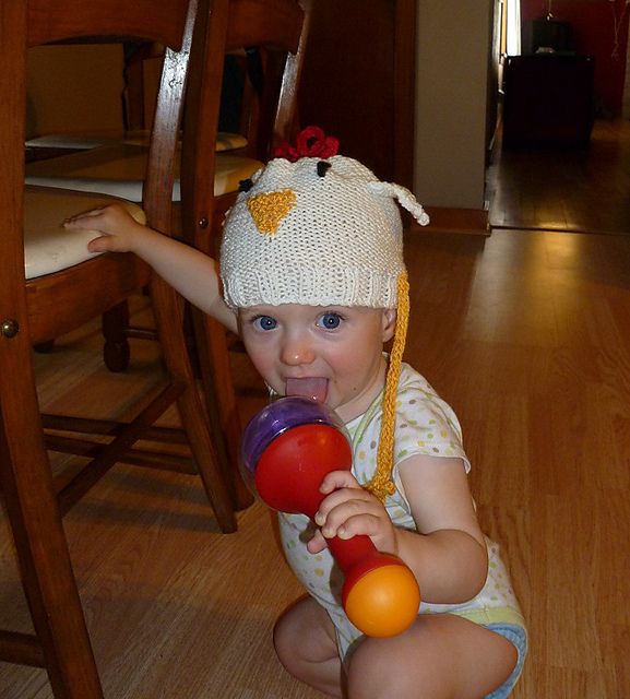Ravelry: Baby Chicken Hat pattern by Kate Lafferty