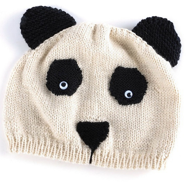 Ravelry: Panda Beanie pattern by Susie Johns