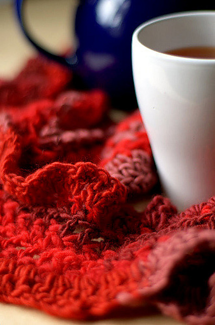 Ravelry: Tea Scarf pattern by pixeldiva