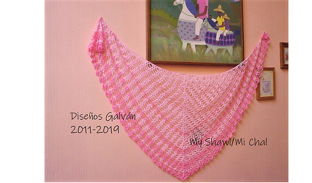 Ravelry: My Shawl / Mi chal pattern by Ana Luisa Galván