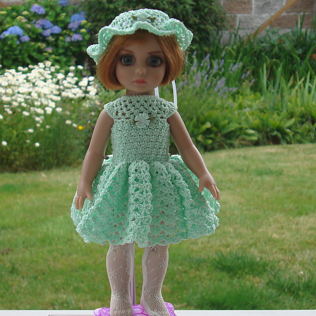 Ravelry: 10 inch Patsy doll lacy dress pattern by Karmen Ray