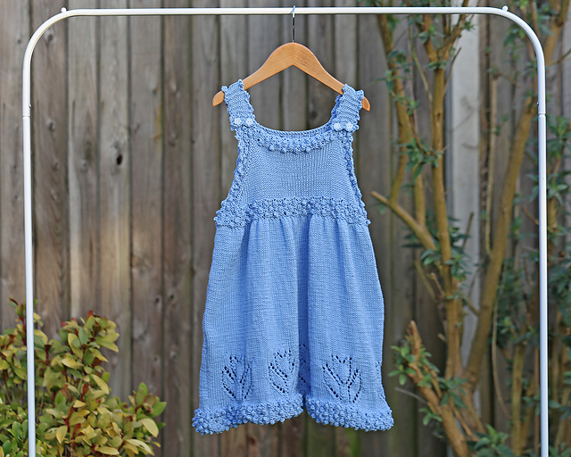 Ravelry: P46 Tulip Pinafore Dress pattern by Elizabeth Primrose Patterns