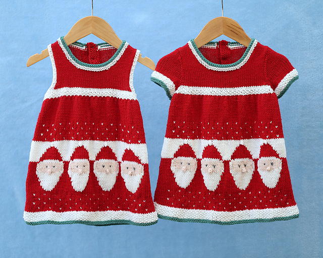 Ravelry: P131 Santa Dresses pattern by Elizabeth Primrose Patterns