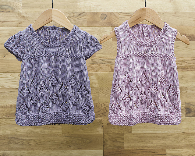 Ravelry: P137 Pinecone Dresses pattern by Elizabeth Primrose Patterns