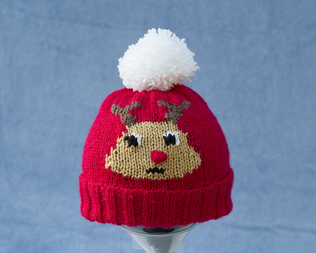 Ravelry: P150 Rudolph the Reindeer Hat pattern by Elizabeth Primrose ...