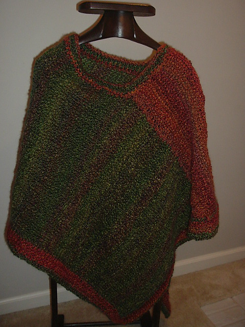 Ravelry: Warm Fall Poncho pattern by Pamela Thomas