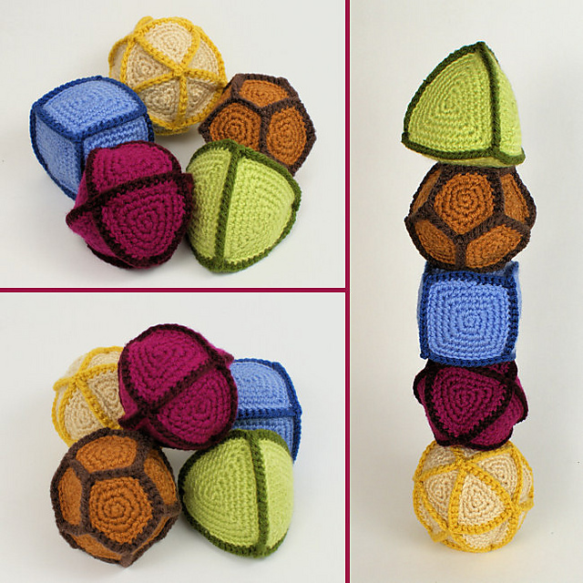Ravelry: Polyhedral Balls pattern by June Gilbank